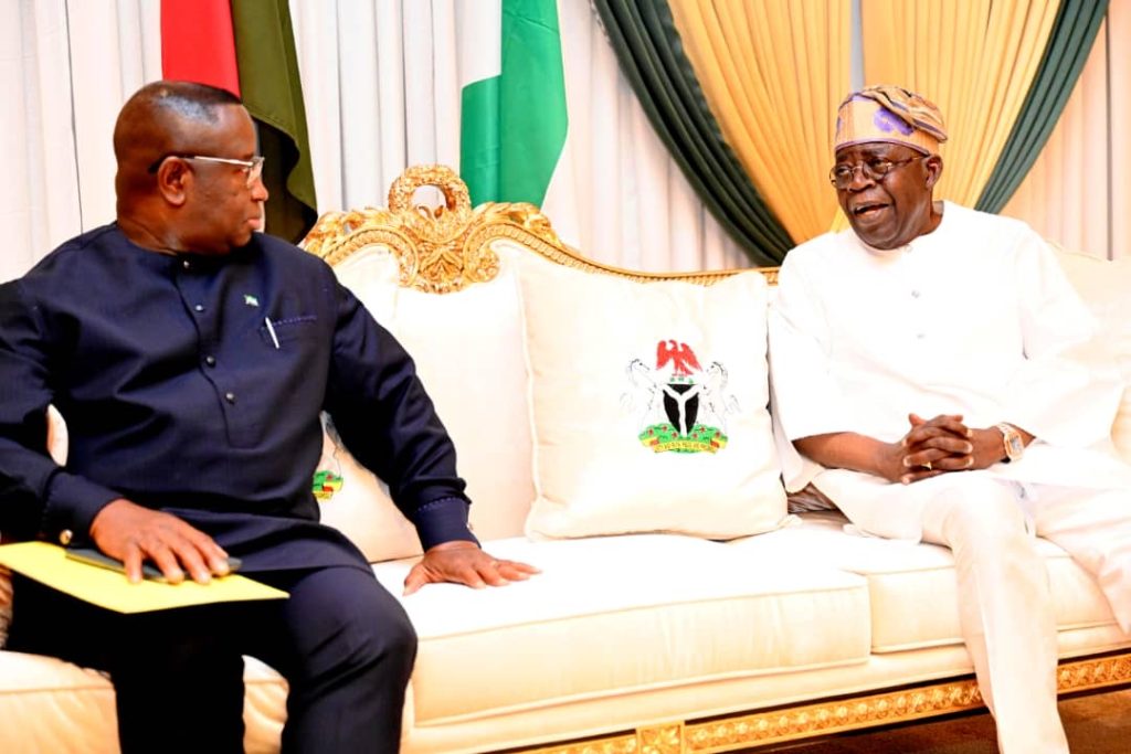 President Bola Tinubu receives the President of Sierra Leone and ...