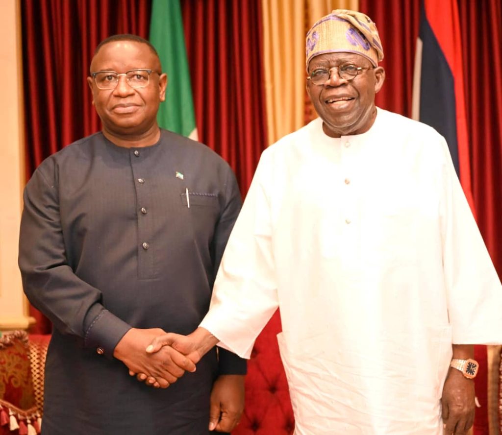 President Bola Tinubu receives the President of Sierra Leone and ...